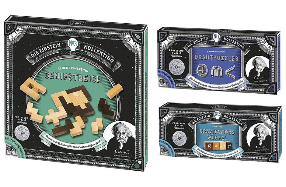 Die Einstein Kollektion von Professor Puzzle | News / Aktuelles | Knobelbox