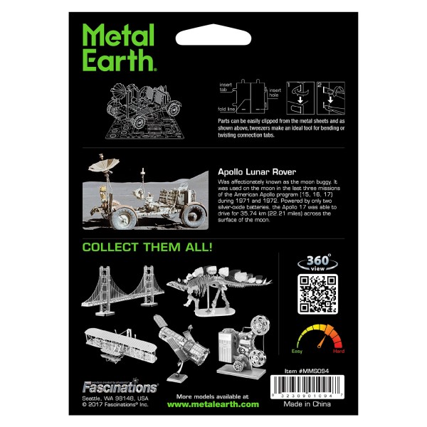 Metal Earth: Apollo Lunar Rover | Metal Earth MMS094