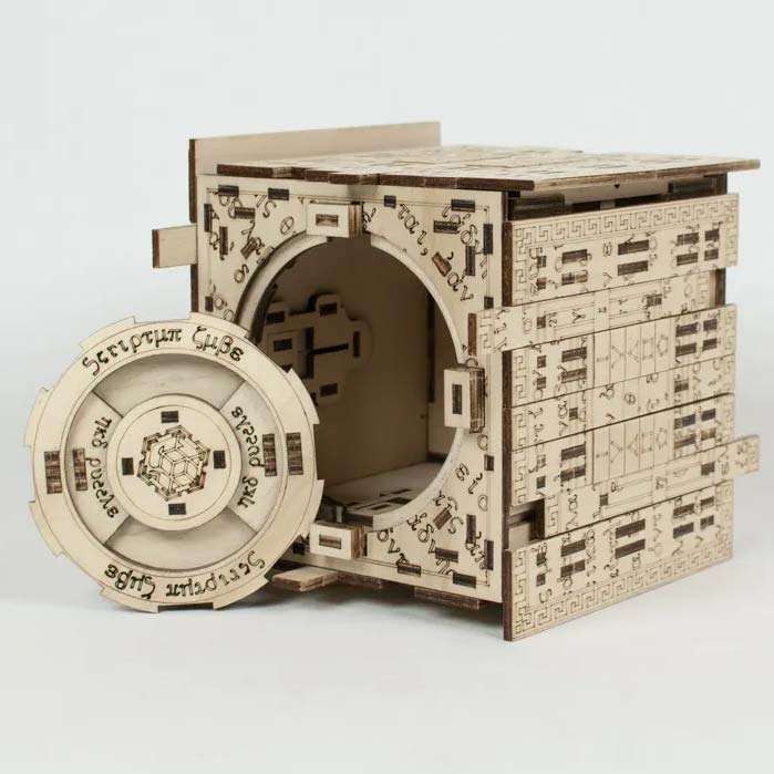 Scriptum Cube Puzzle Box Bausatz | NKD Puzzle KIT SPM