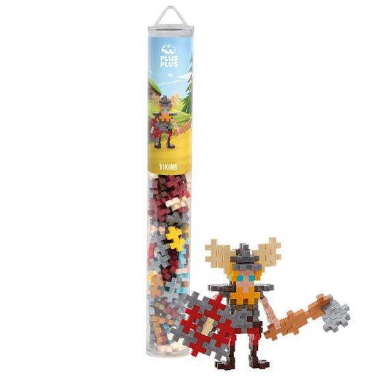 Plus-Plus Tube Mini Basic: Wikinger - 100 Bausteine | Plus-Plus 9604311